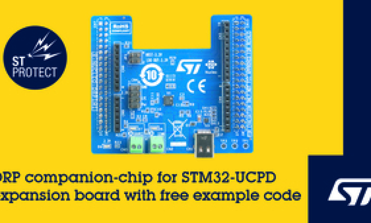 STMicroelectronics Port Protection IC For STM32 MCUs Tailored To USB C