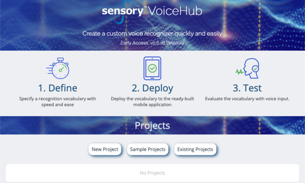 Sensory Announces Release of VoiceHub, Online Portal for Voice User ...