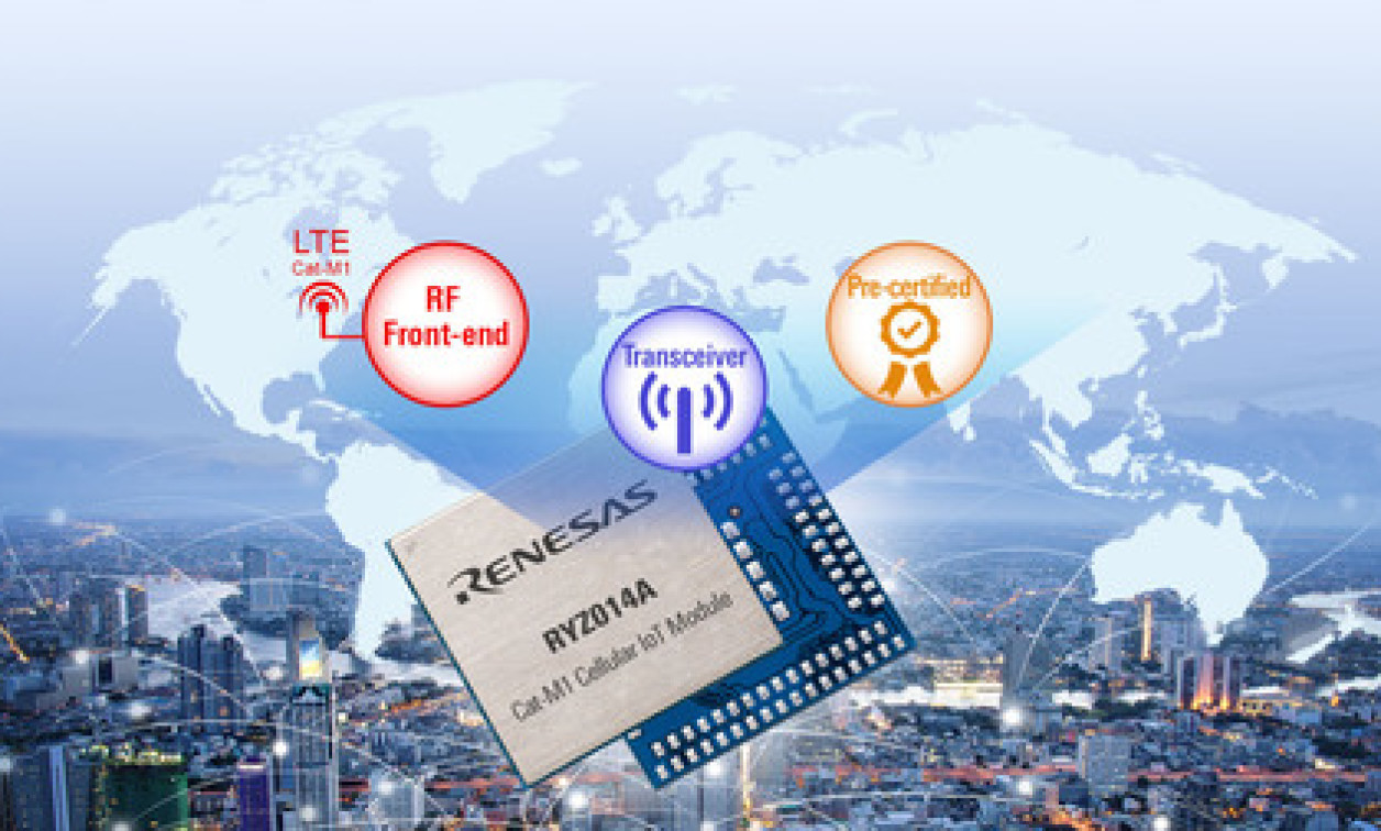 Renesas Launches LTE CAT-M1 Module For IoT Based On Monarch Technology ...