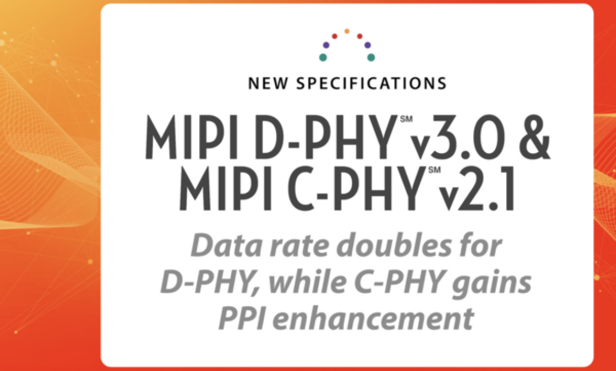 MIPI D-PHY v3.0 Doubles Data Rate of Physical Layer Interface and ...