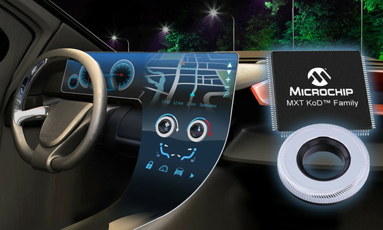 Microchip Announces New maXTouch Knob on Display (KoD) Touch Controller ...