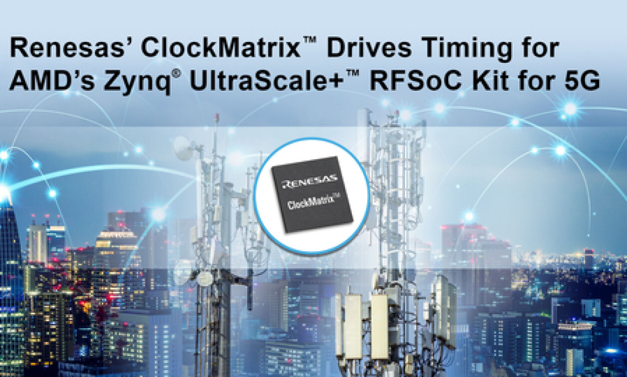 Renesas’ ClockMatrix System Synchronizer Utilized in AMD's Zynq ...