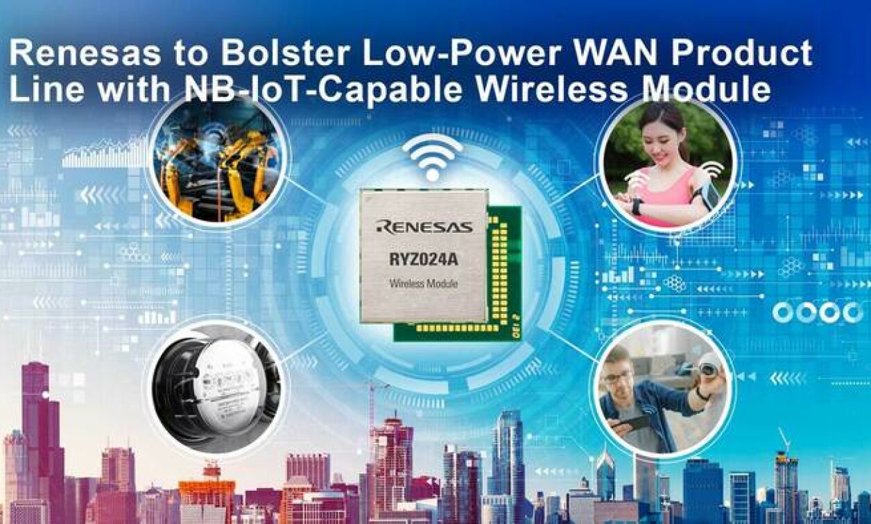 Renesas' LPWAN Product Line Expanded with NB-IoT-Capable Wireless ...