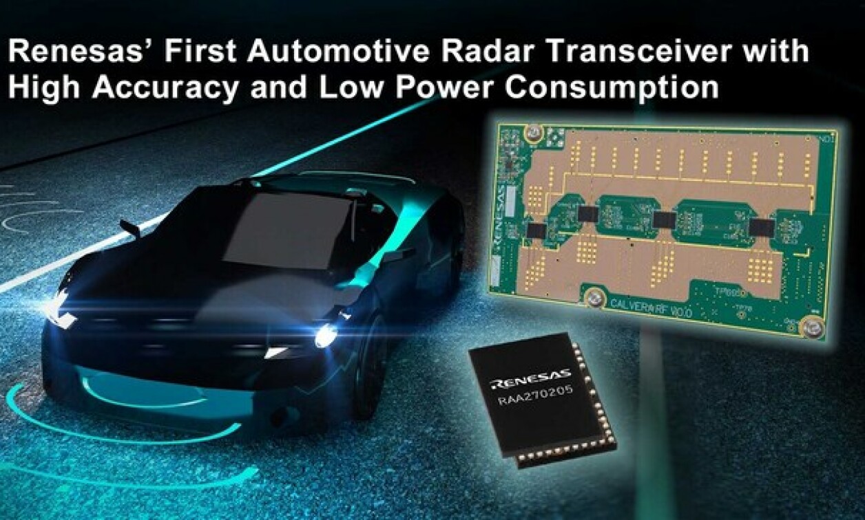 Renesas Announces Automotive Radar Transceivers with High Accuracy and Low Power Consumption ...