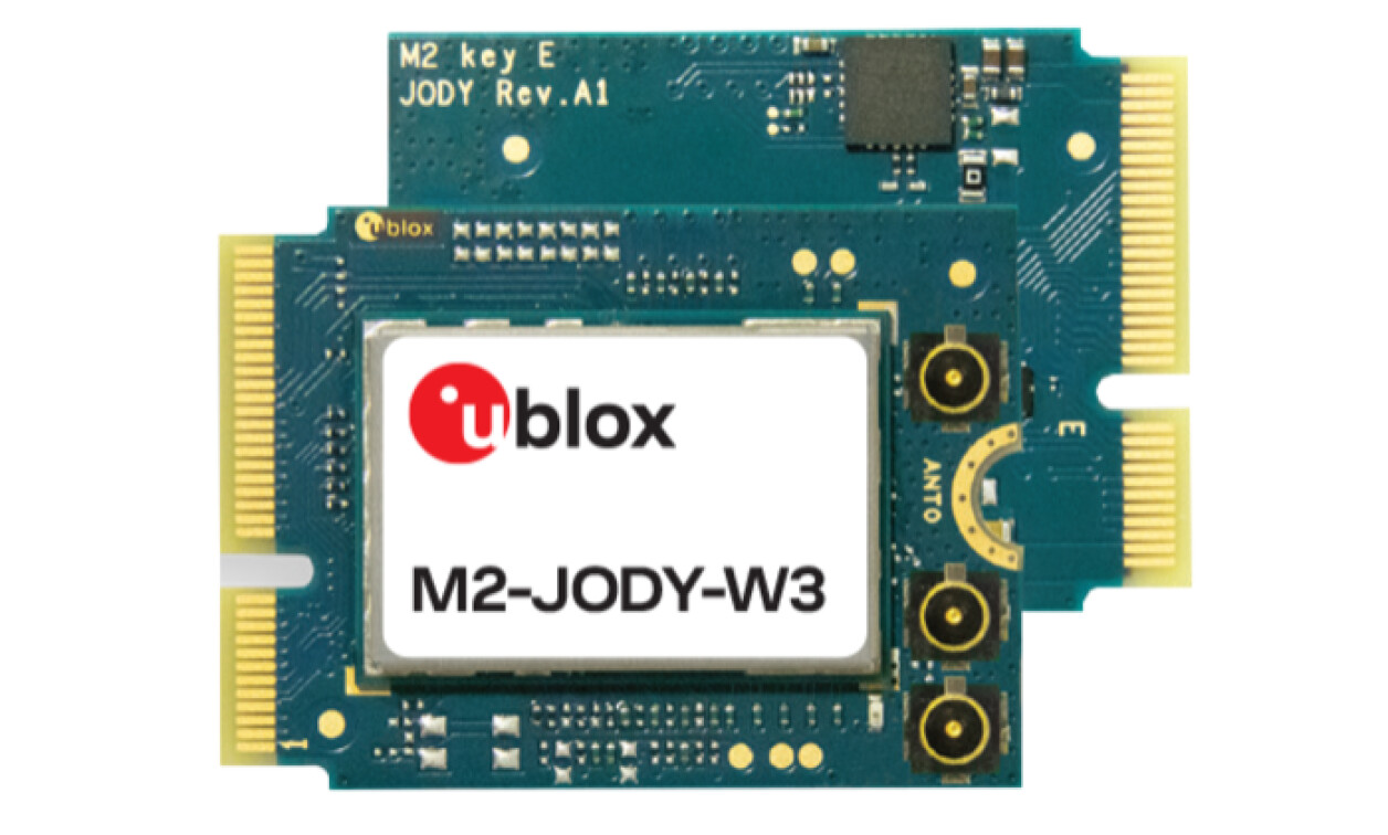 Mouser New Product of the Week: u-blox M2-JODY-W3 Card Modules - Embedded Computing Design