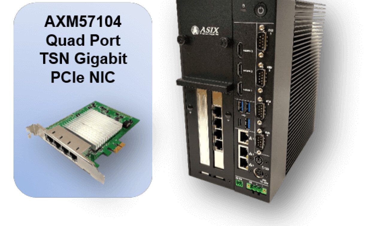 ASIX and Avalue Introduce the AXM57104 TSN IPC Development Platform - Embedded Computing Design