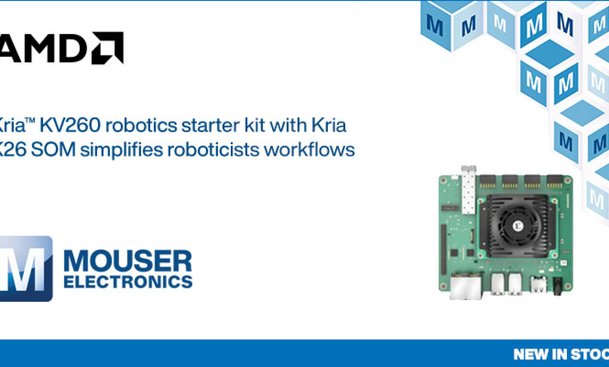 Mouser New Product of the Week: Xilinx Kria KR260 Robotics Starter Kit - Embedded Computing Design