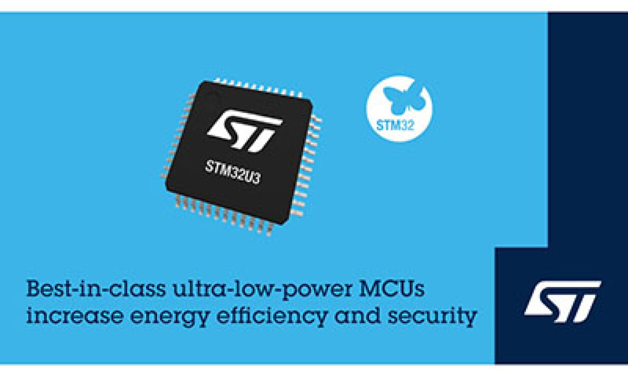 Stmicroelectronics Unveils Stm32u3 Mcus With Power Saving Innovations For Smart Iot Embedded