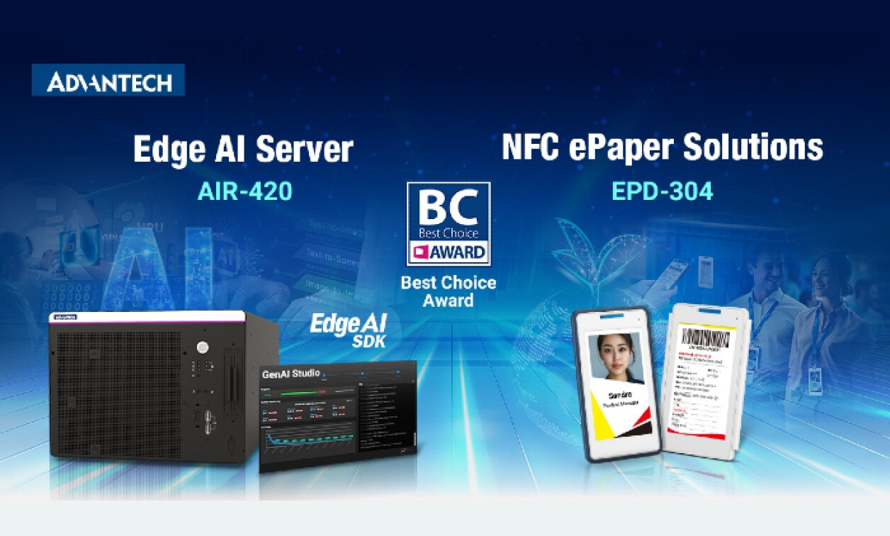 Advantech Edge AI Application Server and NFC ePaper Solution Earn 2025 COMPUTEX Awards ...