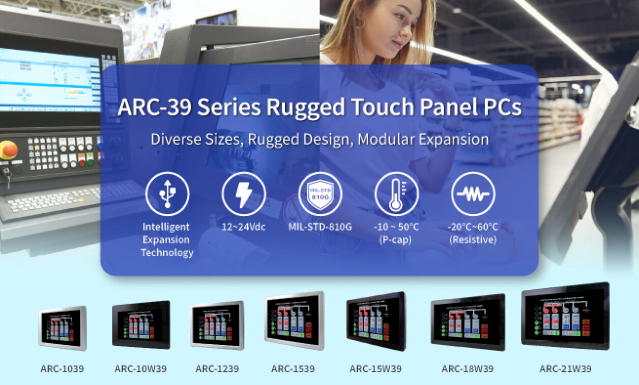 Avalue Introduces ARC-39 Series Rugged Panel PCs for Smart Manufacturing, Retail, and Logistics ...