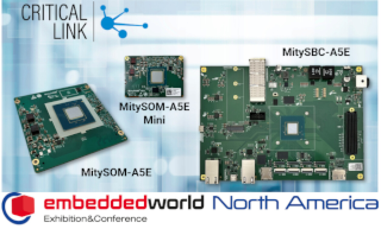 Explore Critical Link’s MitySOM-A5E Agilex 5 FPGA Family at embedded ...