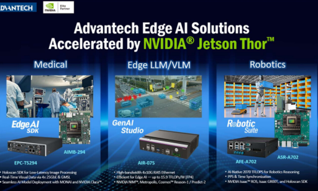 Advantech Releases Edge AI Platforms Leveraging NVIDIA Jetson Thor for Robotics and Medical ...