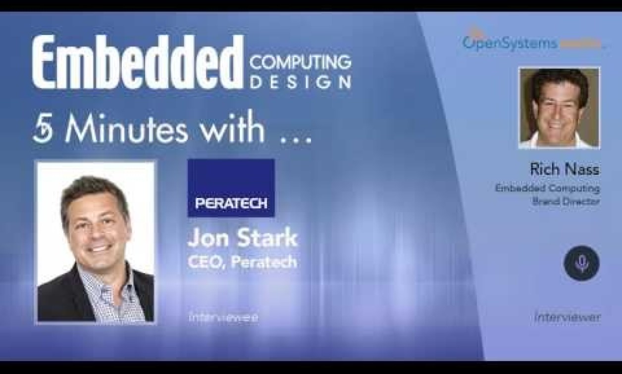 Five Minutes With? Jon Stark, CEO, Peratech - Embedded Computing Design