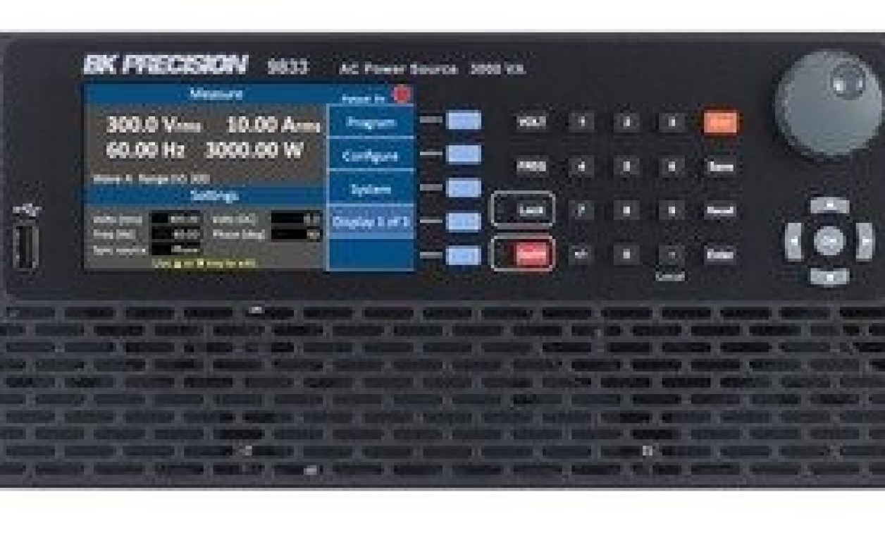 B&K precision extends programmable AC power sources up to 3000 VA ...