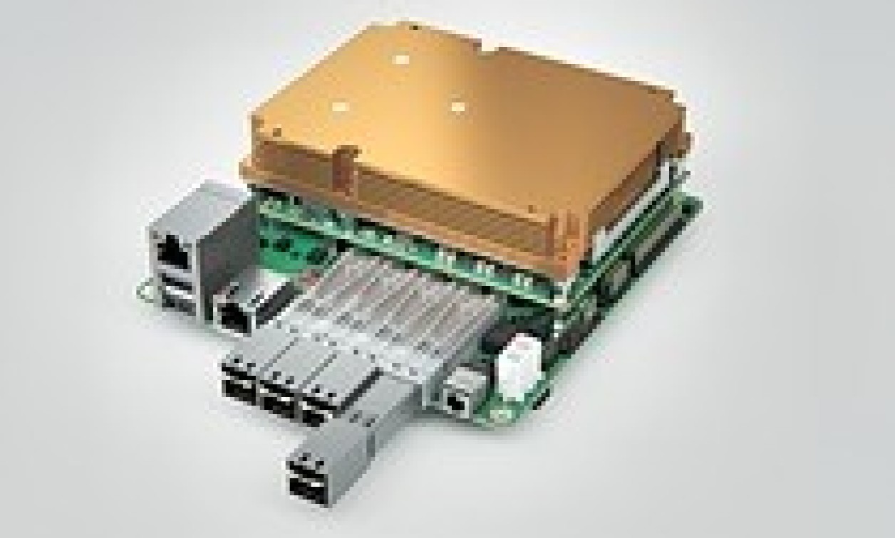 New modular 10GbE micro server carrier board from congatec in the Mini-STX form factor ...